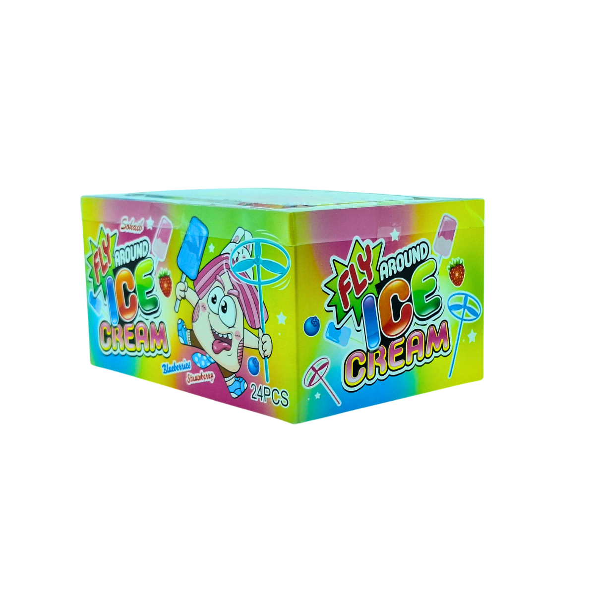 Sohail Fly Around Ice Cream Strawberry Flavour 24x6g - Al-hudaydah – al ...