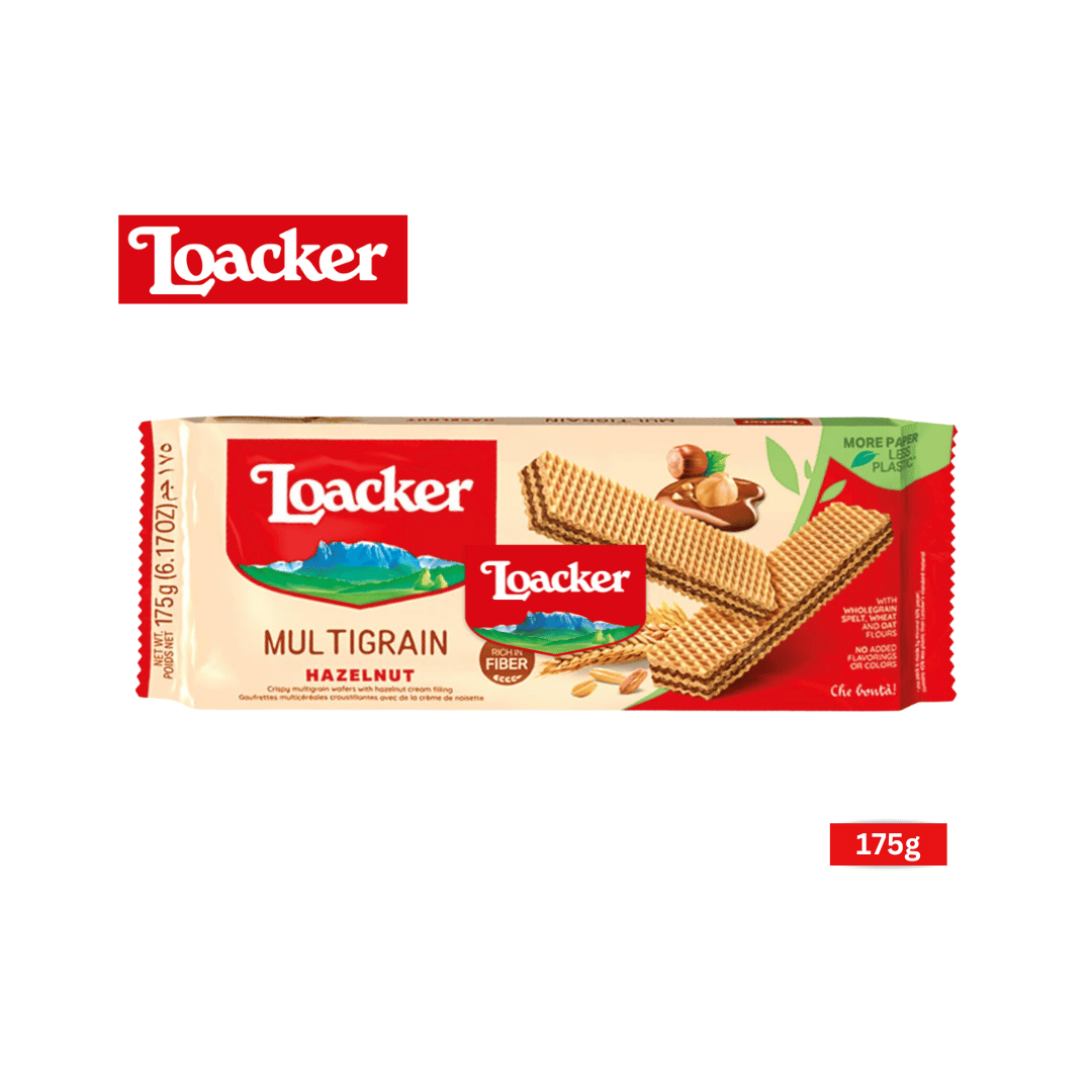 Loacker Multigrain Hazelnut 175g - Al-hudaydah – al-hudaydah