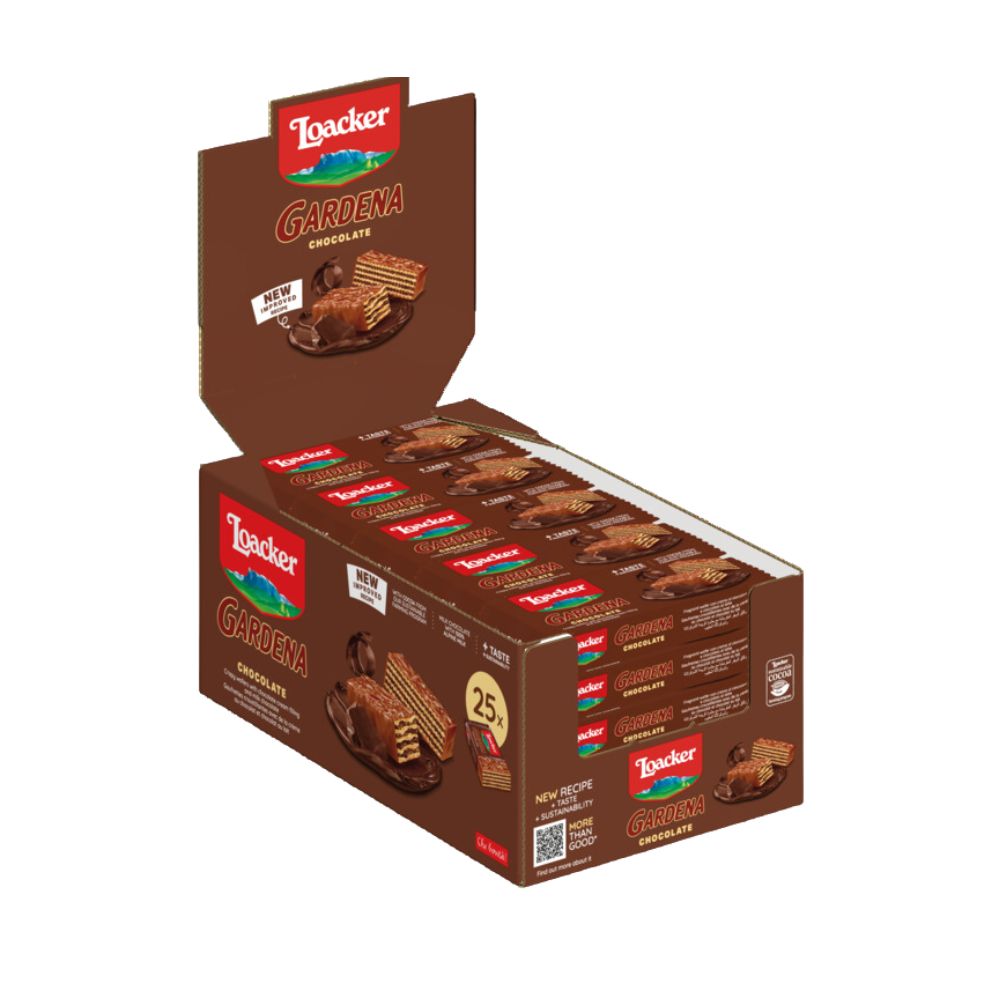 Loacker Gardena Chocolate Wafer 25x38g - Al-hudaydah – al-hudaydah