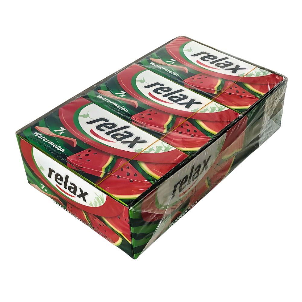 Relax Watermelon Sugarfree Chewing Gum 21x13.5g - Al-hudaydah – al-hudaydah